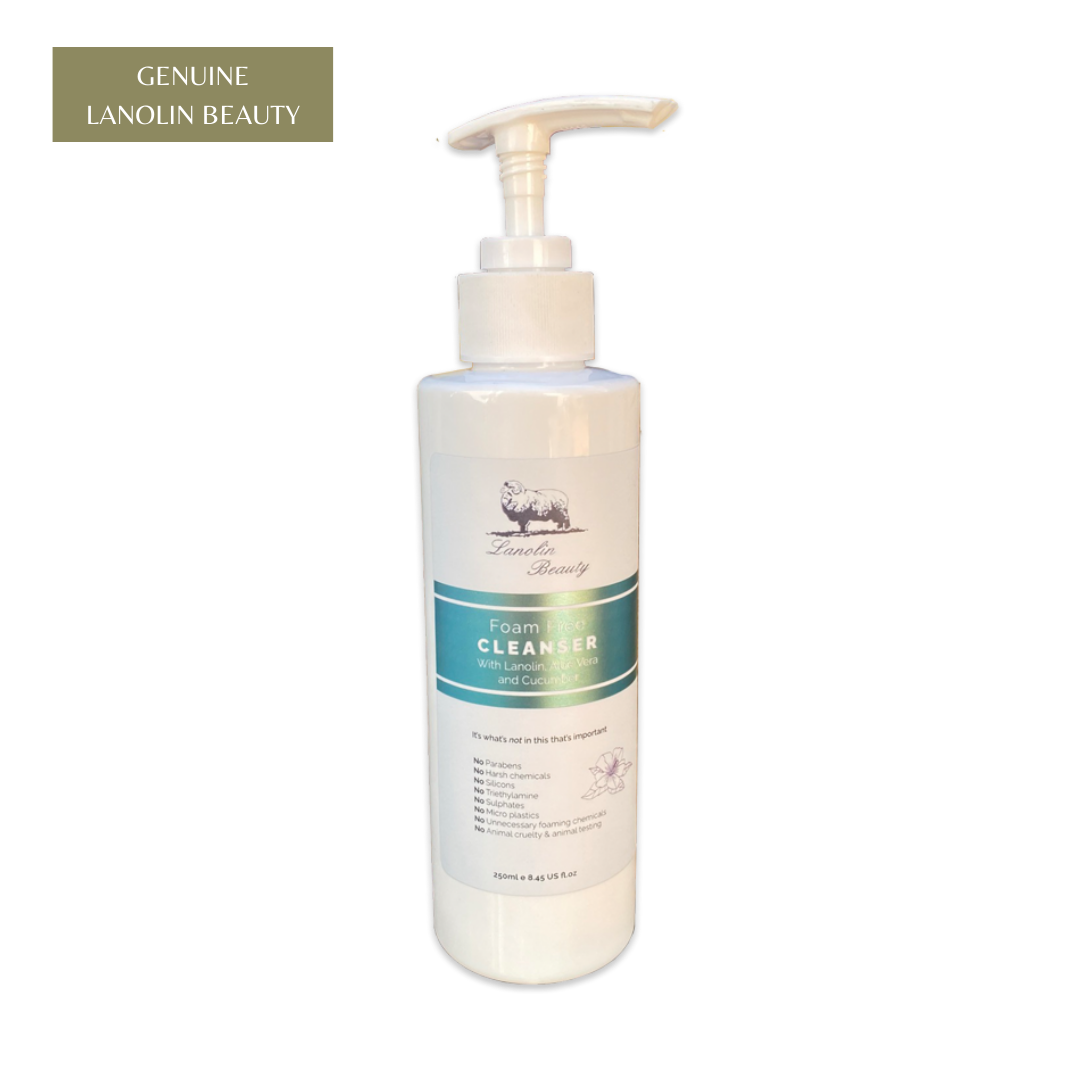 Foam Free Cleanser 250ml | Lanolin Beauty International